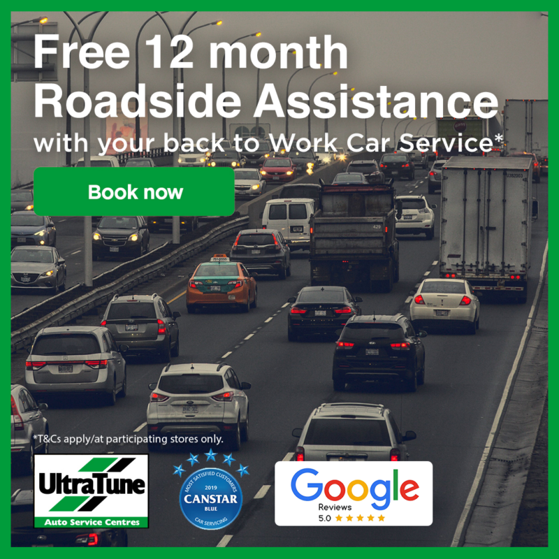 Free 12 month Roadside Assistance* | Ultra Tune